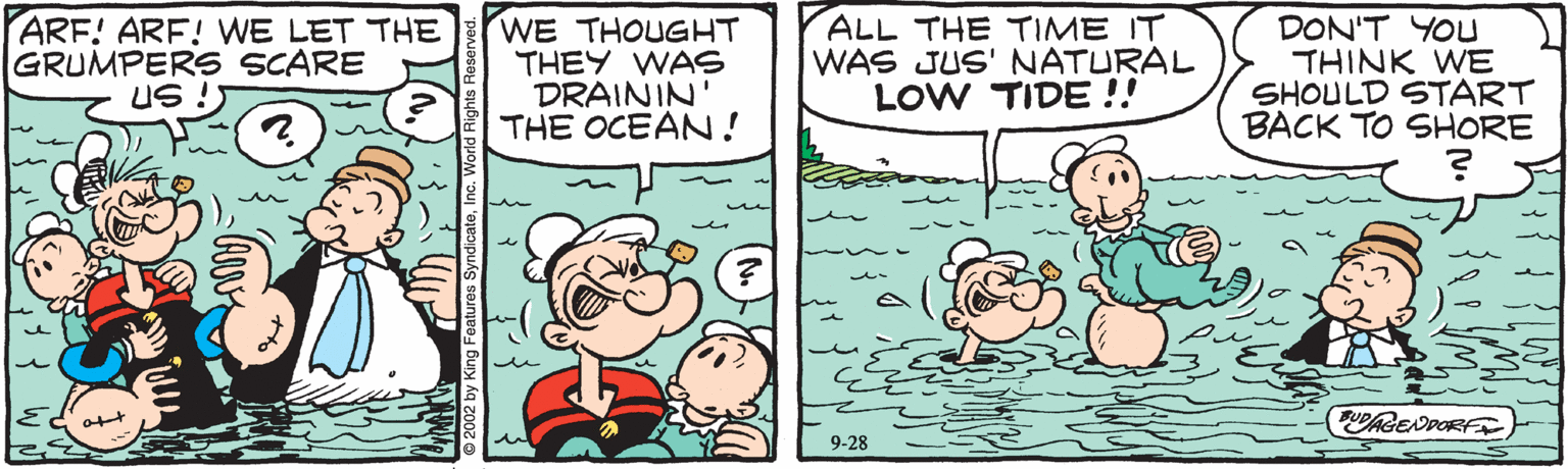 Popeye Comic Strip 2002-09-28 | Comics Kingdom