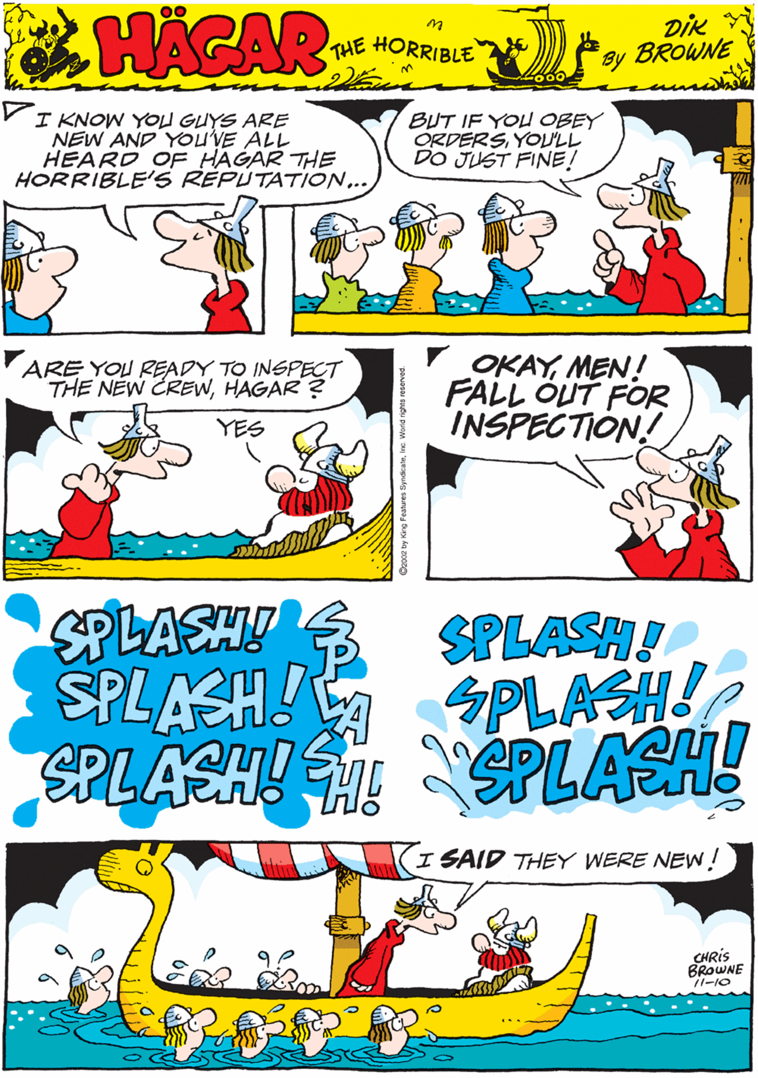 Hagar The Horrible Comic Strip 2002-11-10 | Comics Kingdom