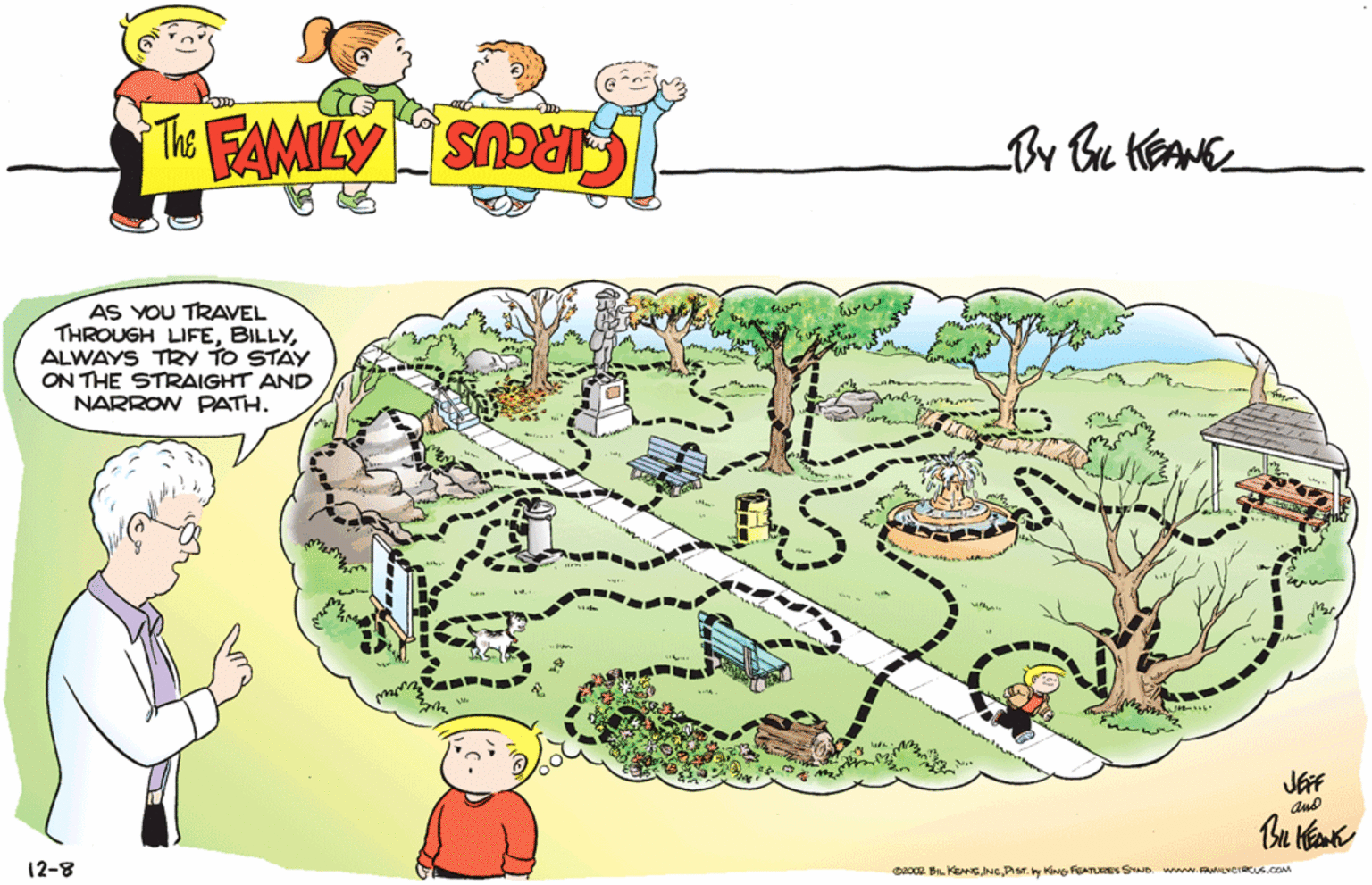 The Family Circus Comic Strip 2002-12-08 | Comics Kingdom