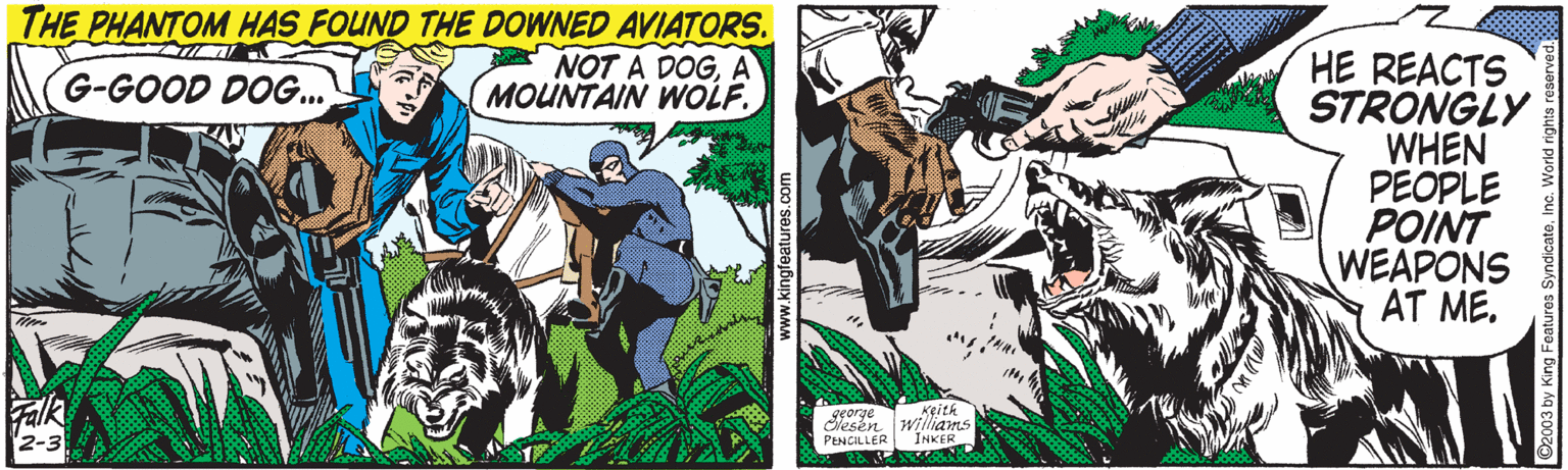 The Phantom Comic Strip 2003-02-03 | Comics Kingdom
