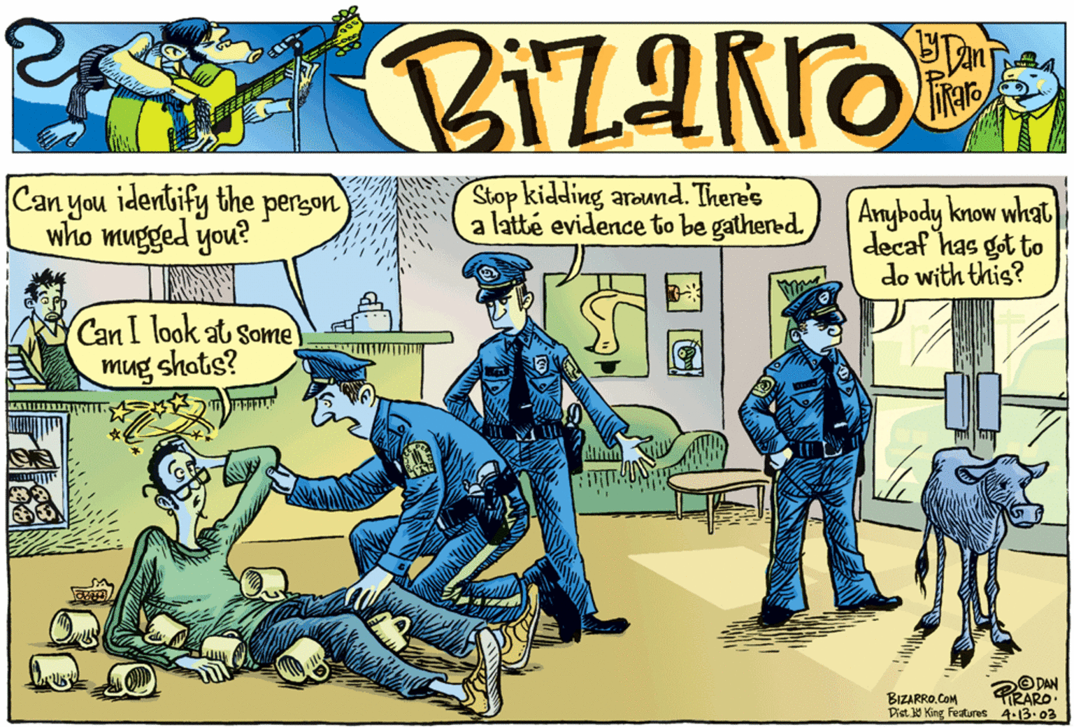 Bizarro Comic Strip 2003-04-13 | Comics Kingdom
