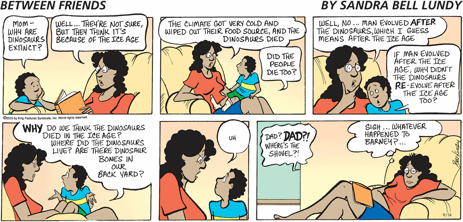Between Friends Comic Strip 2003-08-24 | Comics Kingdom