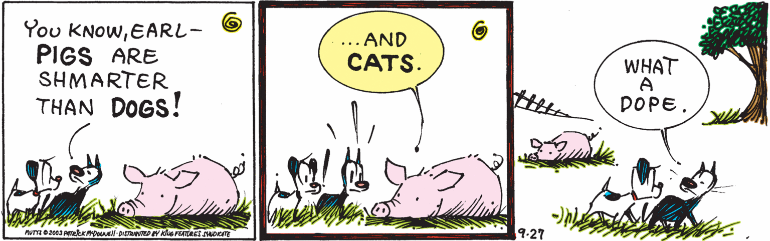 Mutts Comic Strip 2003-09-27 | Comics Kingdom