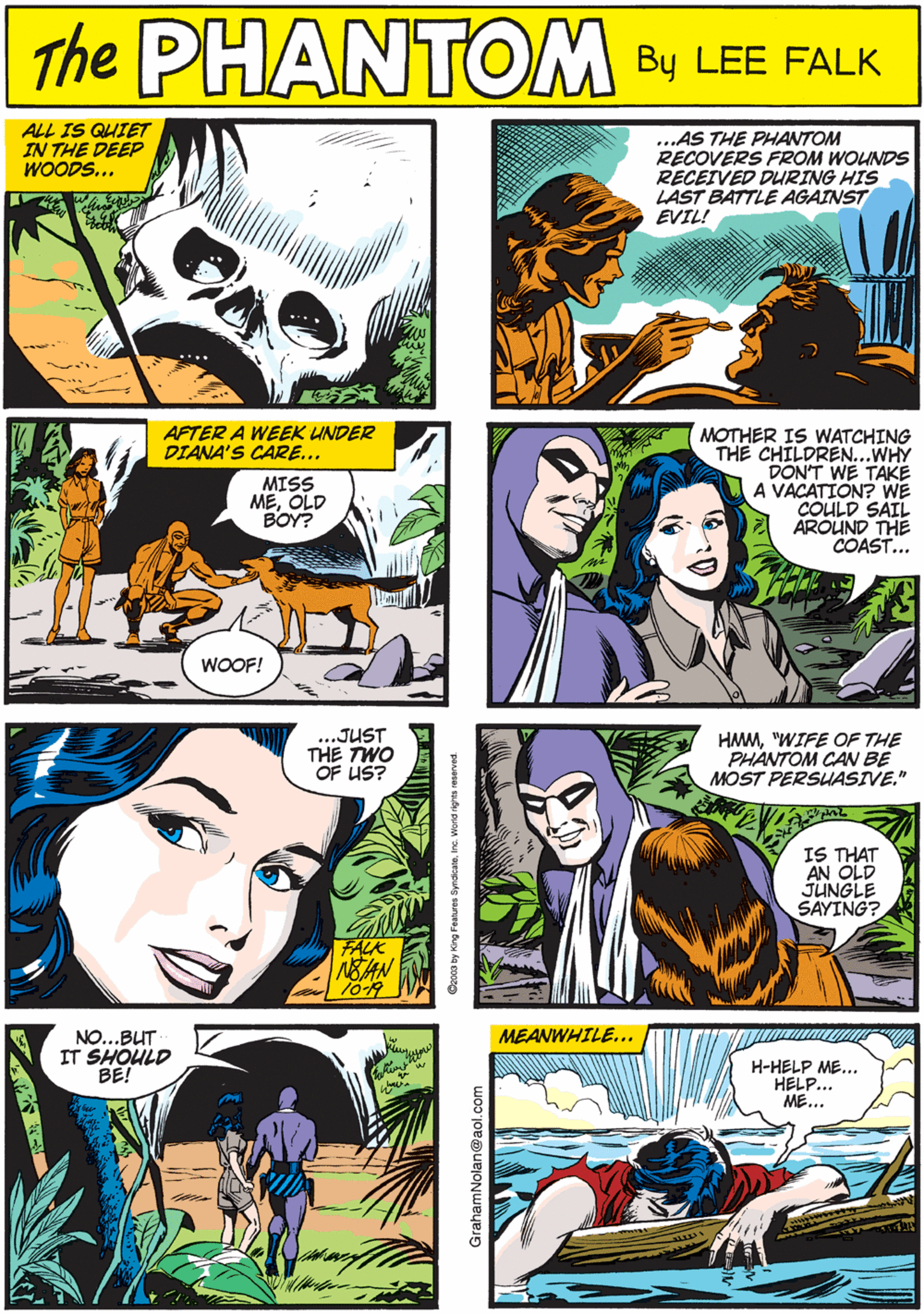 The Phantom Comic Strip 2003-10-19 | Comics Kingdom