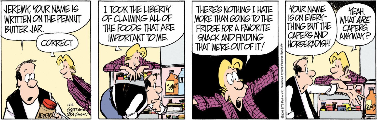 Zits Comic Strip 2003-10-06 | Comics Kingdom