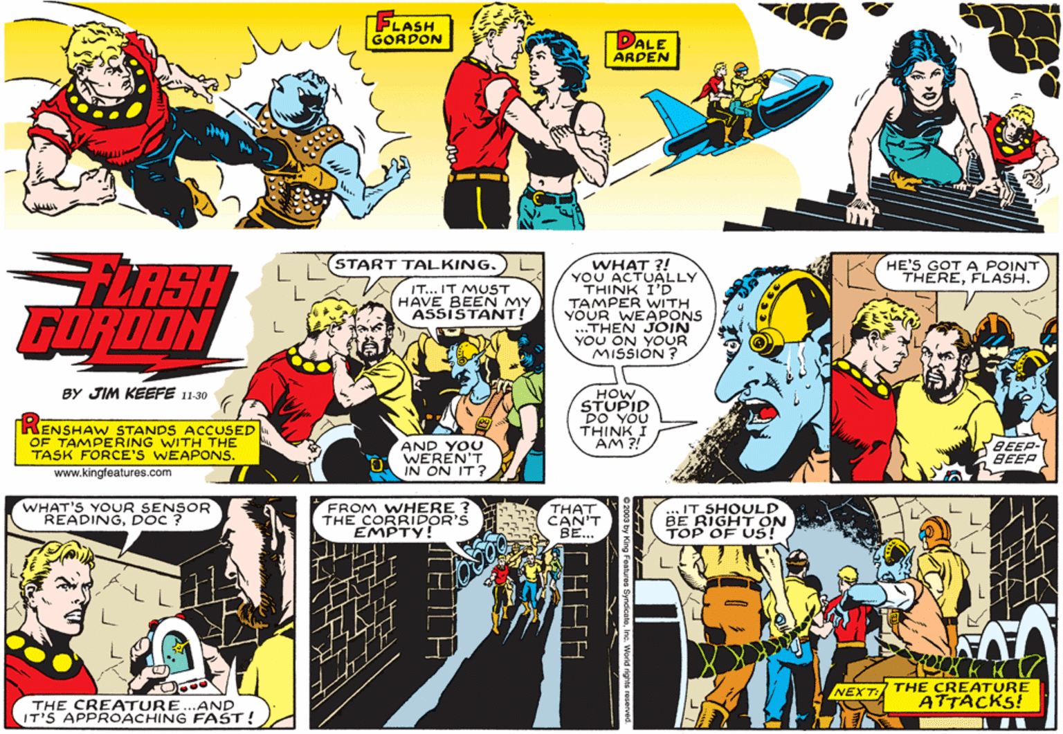 Flash Gordon Comic Strip 2003-11-30 | Comics Kingdom