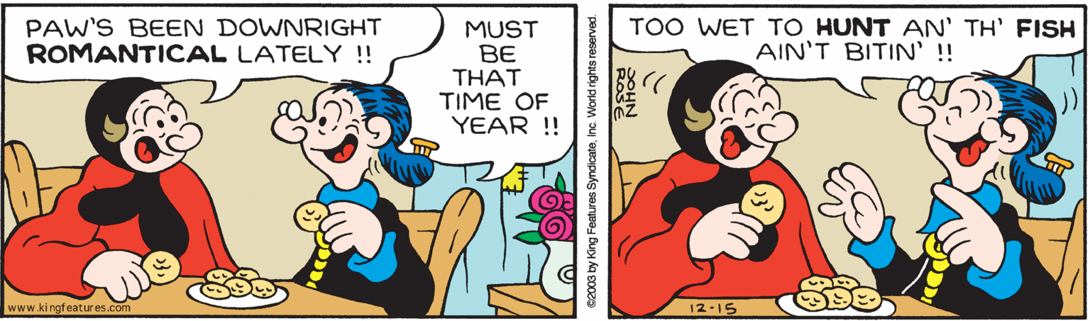 Barney Google And Snuffy Smith Comic Strip 2003-12-15 | Comics Kingdom