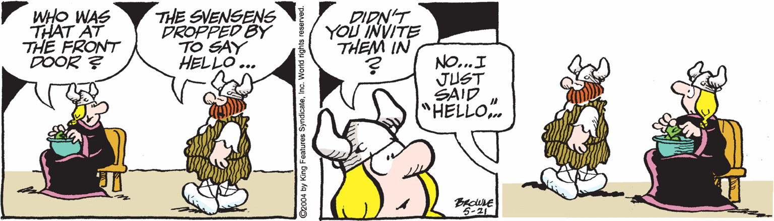 Hagar The Horrible Comic Strip 2004-05-21 | Comics Kingdom
