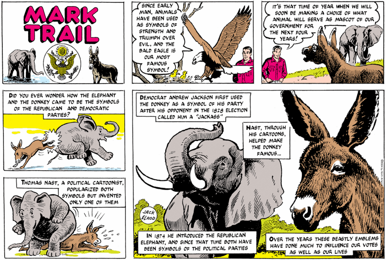 Mark Trail Comic Strip 2004-10-24 | Comics Kingdom