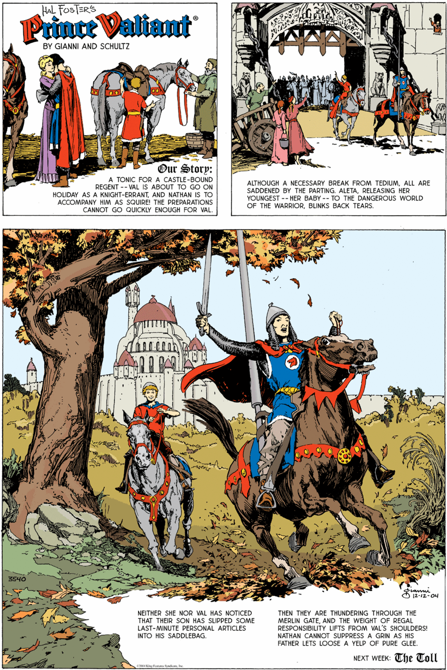 Prince Valiant Comic Strip 2004-12-12 | Comics Kingdom