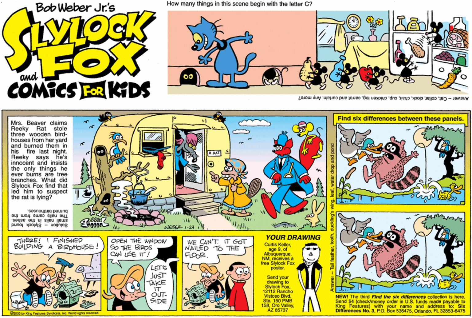 Slylock Fox Comic Strip 2005-01-23 | Comics Kingdom