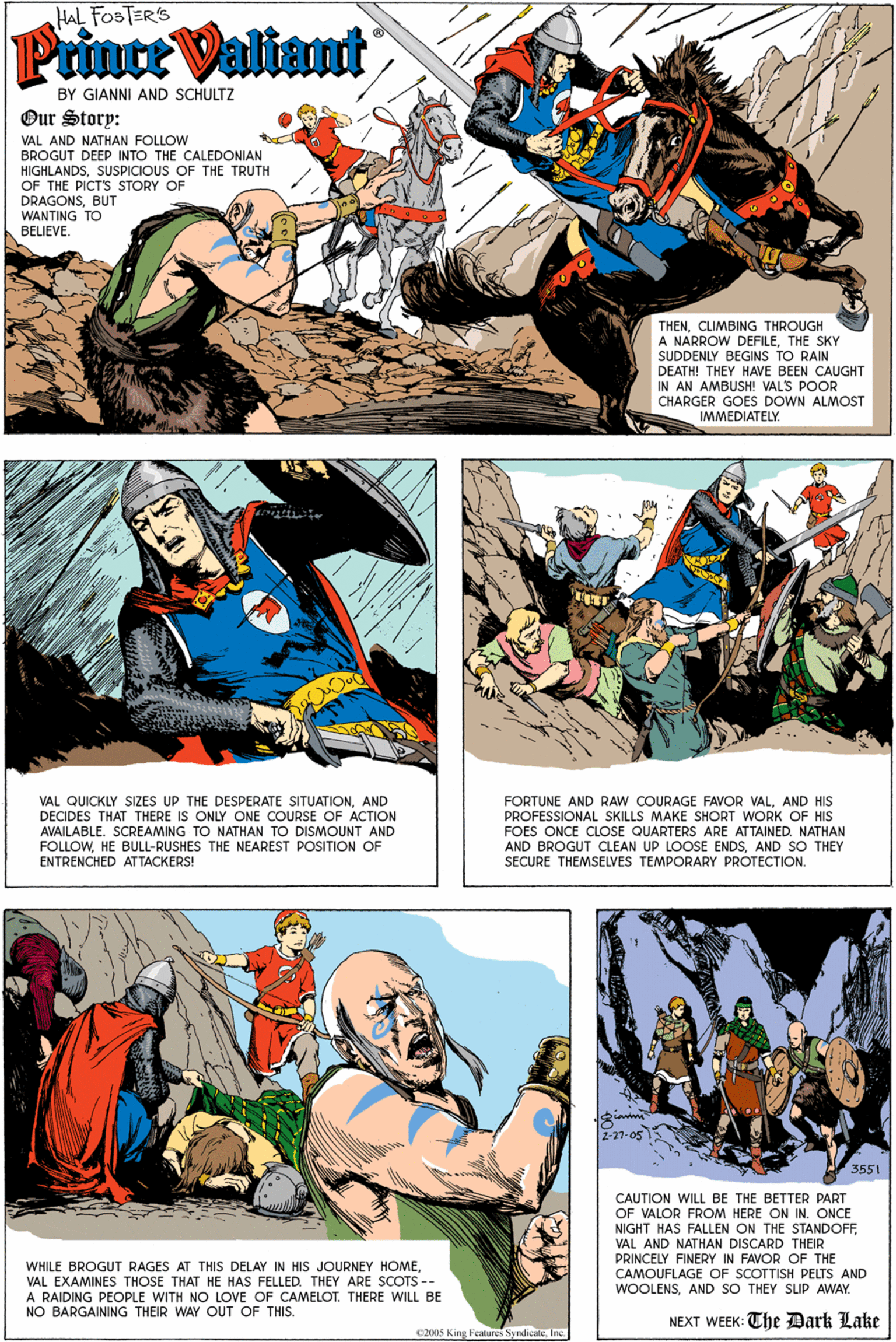 Prince Valiant Comic Strip 2005-02-27 | Comics Kingdom
