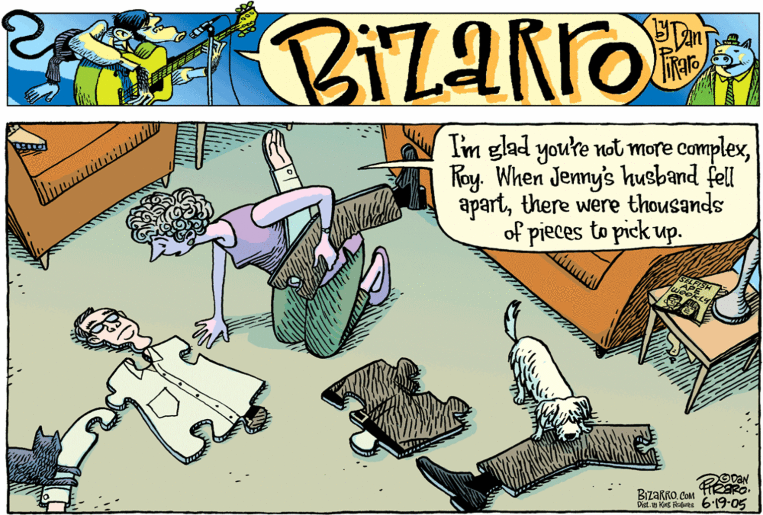 Bizarro Comic Strip 2005-06-19 | Comics Kingdom