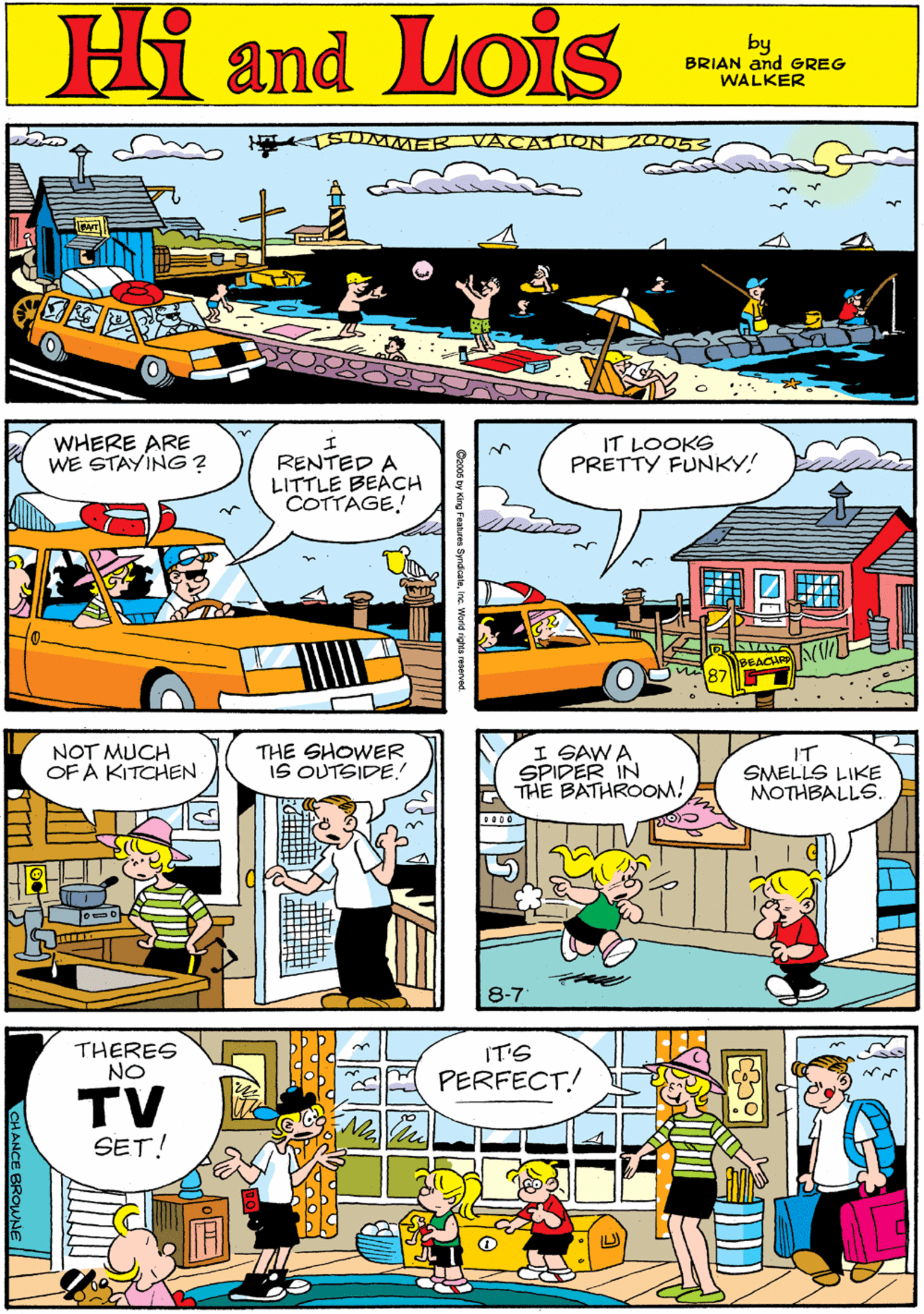 Hi and Lois Comic Strip 2005-08-07 | Comics Kingdom