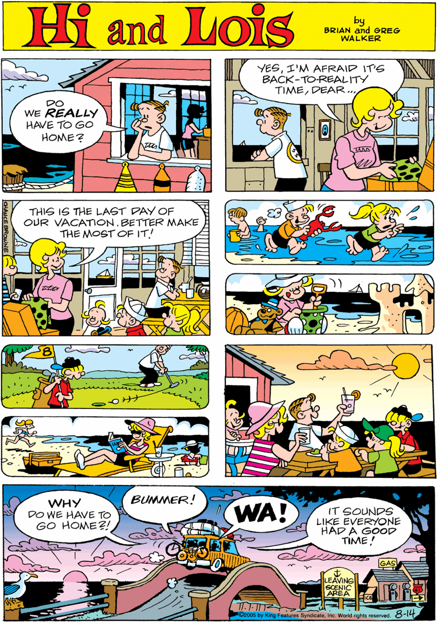 Hi and Lois Comic Strip 2005-08-14 | Comics Kingdom