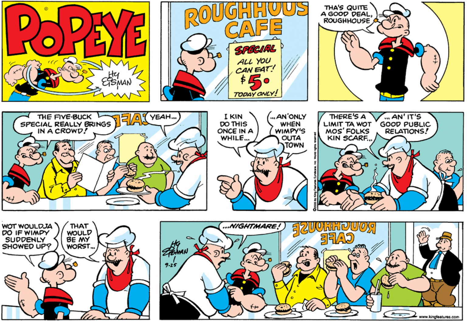 Popeye Comic Strip 2005-09-25 | Comics Kingdom