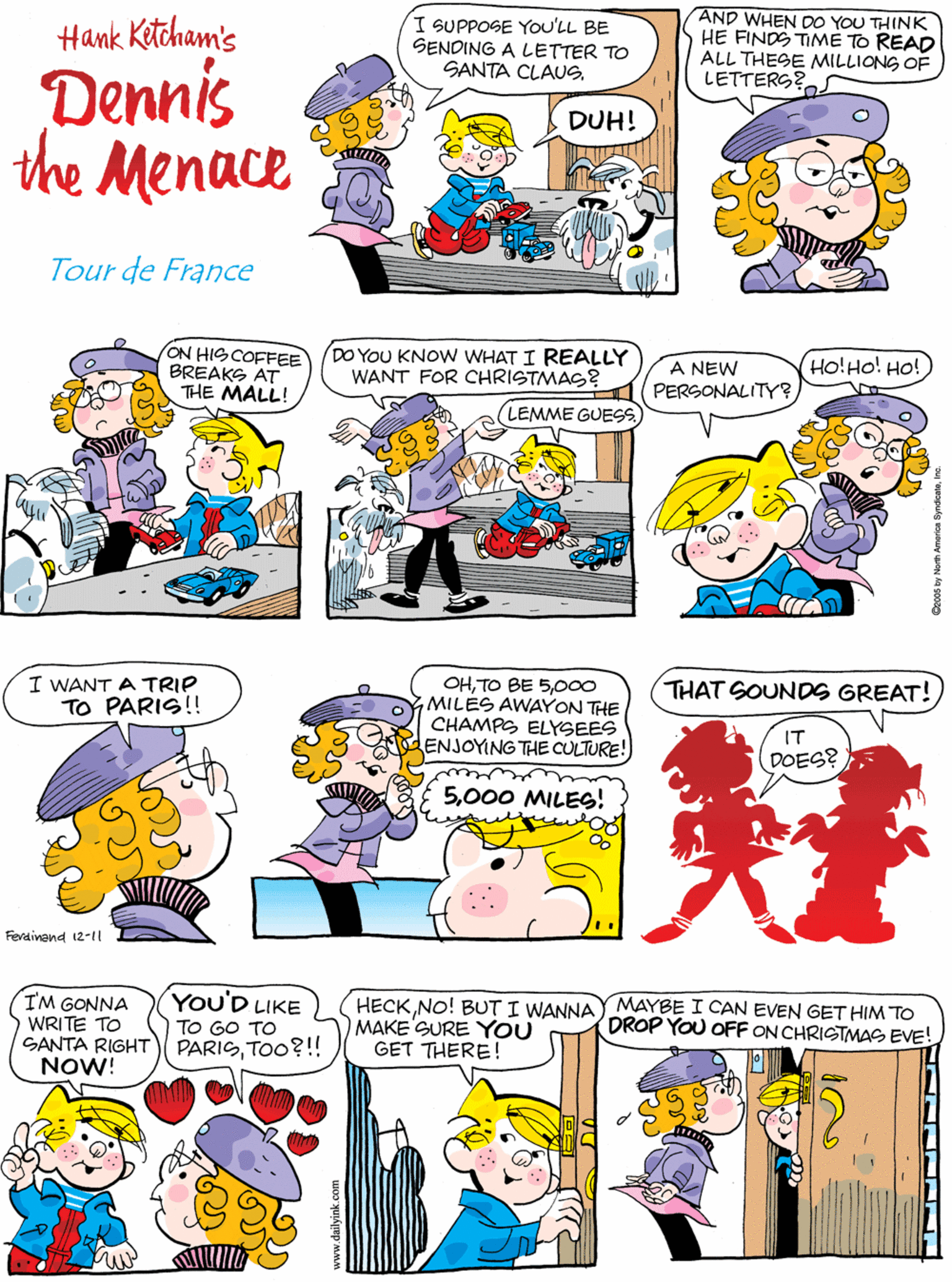 Dennis The Menace Comic Strip 2005-12-11 | Comics Kingdom
