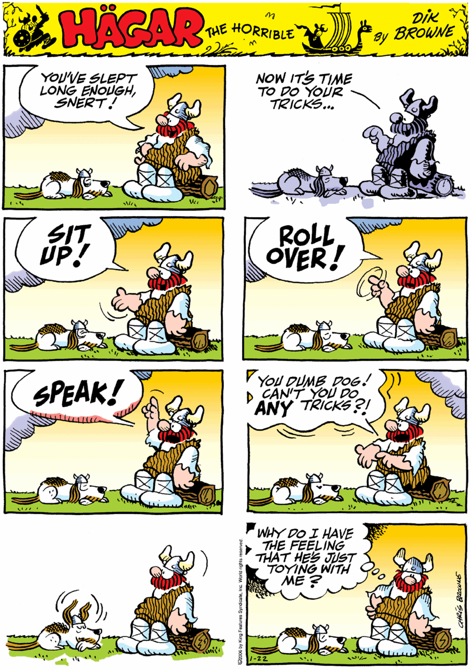 Hagar The Horrible Comic Strip 2006-01-22 | Comics Kingdom