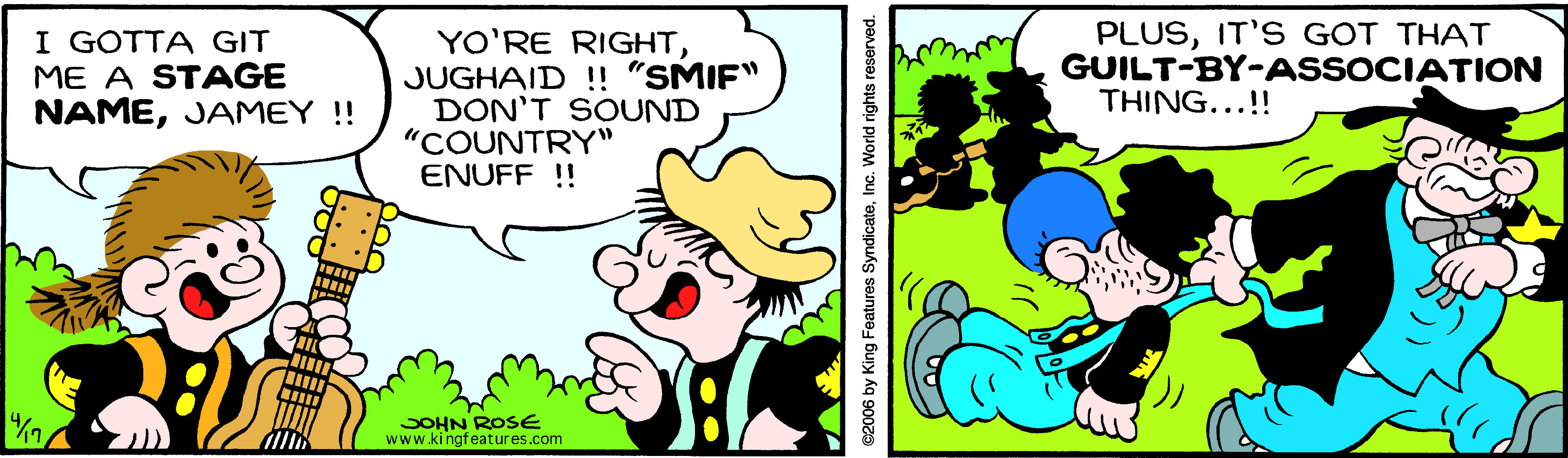 Barney Google And Snuffy Smith Comic Strip 2006-04-17 | Comics Kingdom
