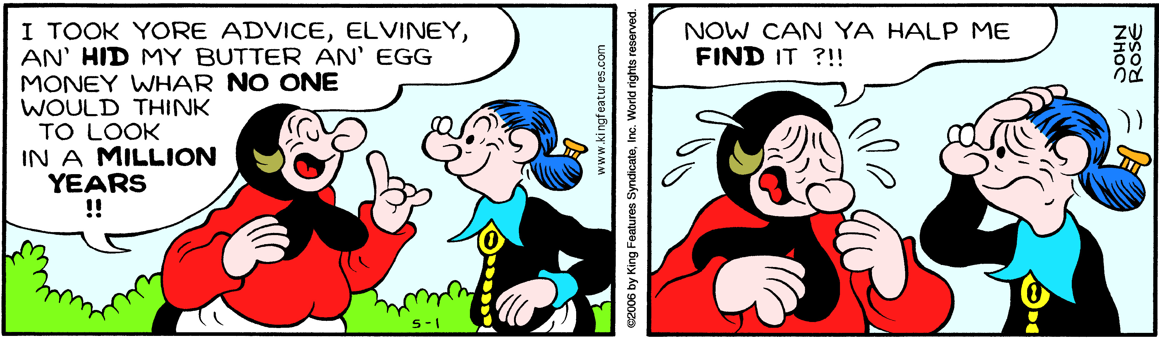 Barney Google And Snuffy Smith Comic Strip 2006-05-01 | Comics Kingdom