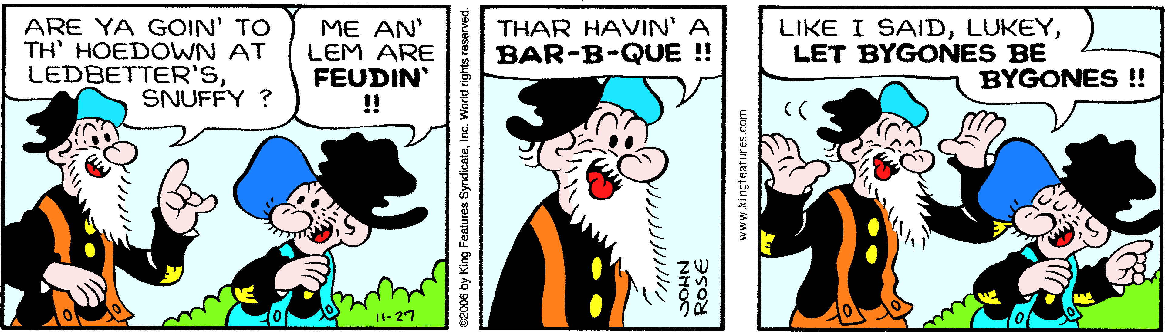 Barney Google And Snuffy Smith Comic Strip 2006-11-27 | Comics Kingdom