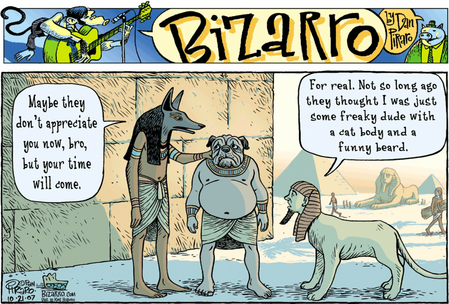 Bizarro Comic Strip 2007-10-21 | Comics Kingdom