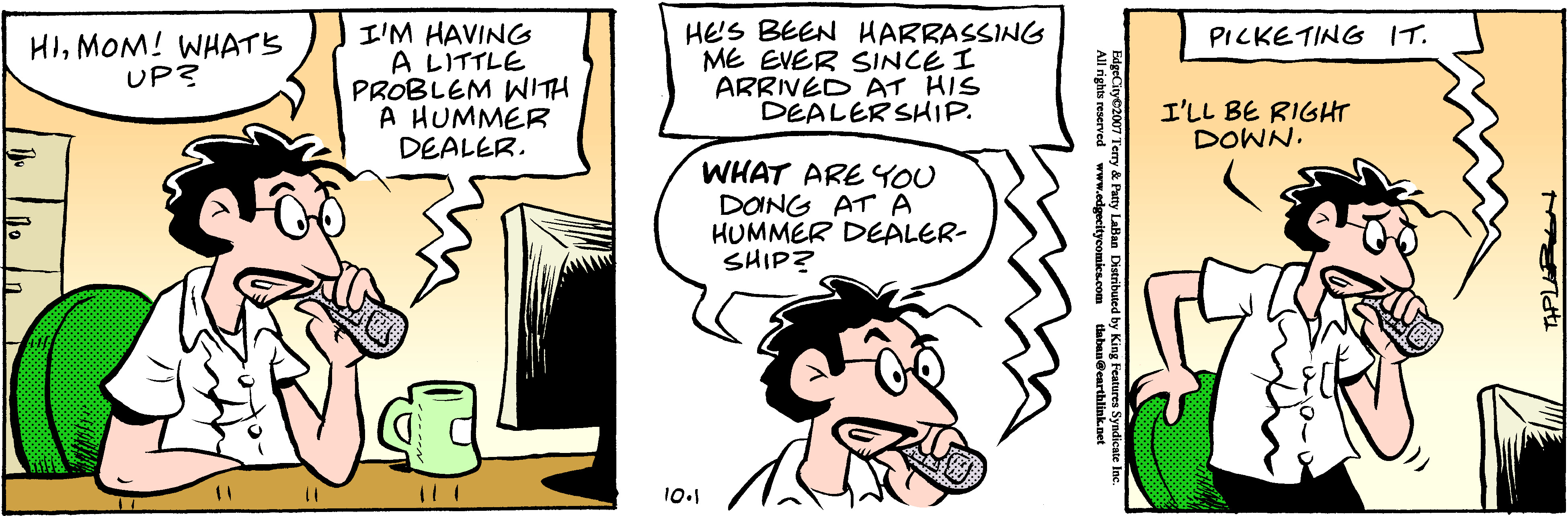 Edge City Comic Strip 2007-10-01 | Comics Kingdom