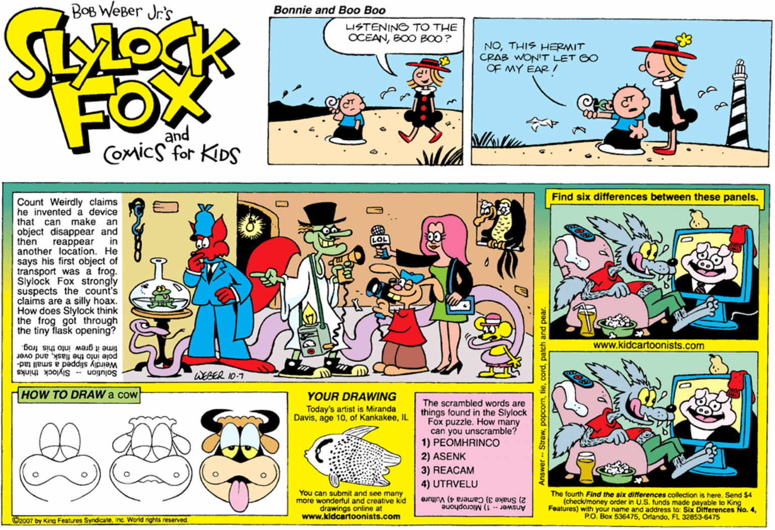 Slylock Fox Comic Strip 2007-10-07 | Comics Kingdom