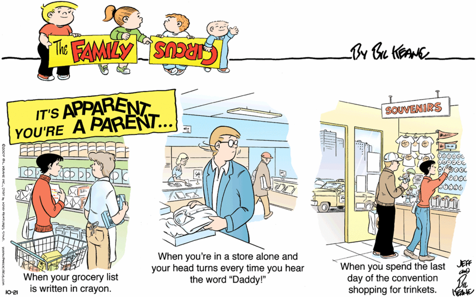 The Family Circus Comic Strip 2007-10-21 | Comics Kingdom