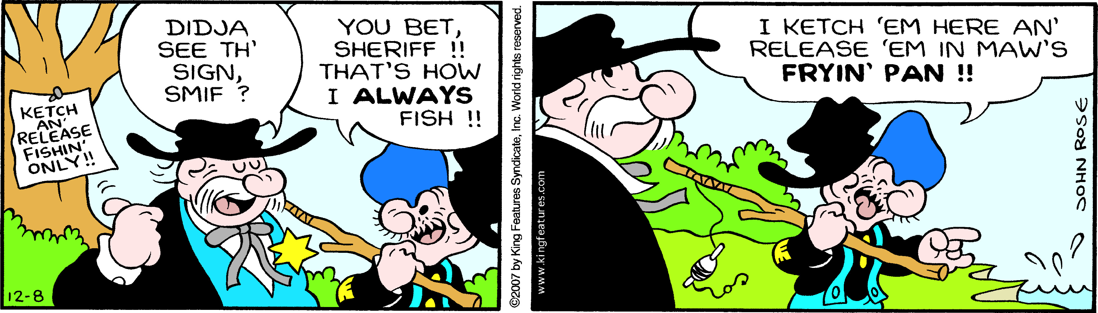 Barney Google And Snuffy Smith Comic Strip 2007-12-08 | Comics Kingdom