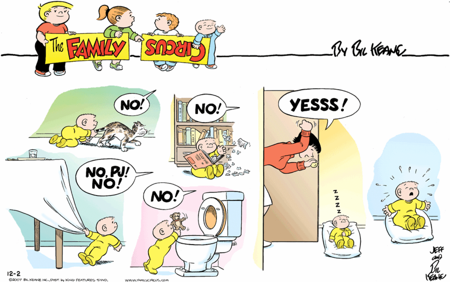 The Family Circus Comic Strip 2007-12-02 | Comics Kingdom