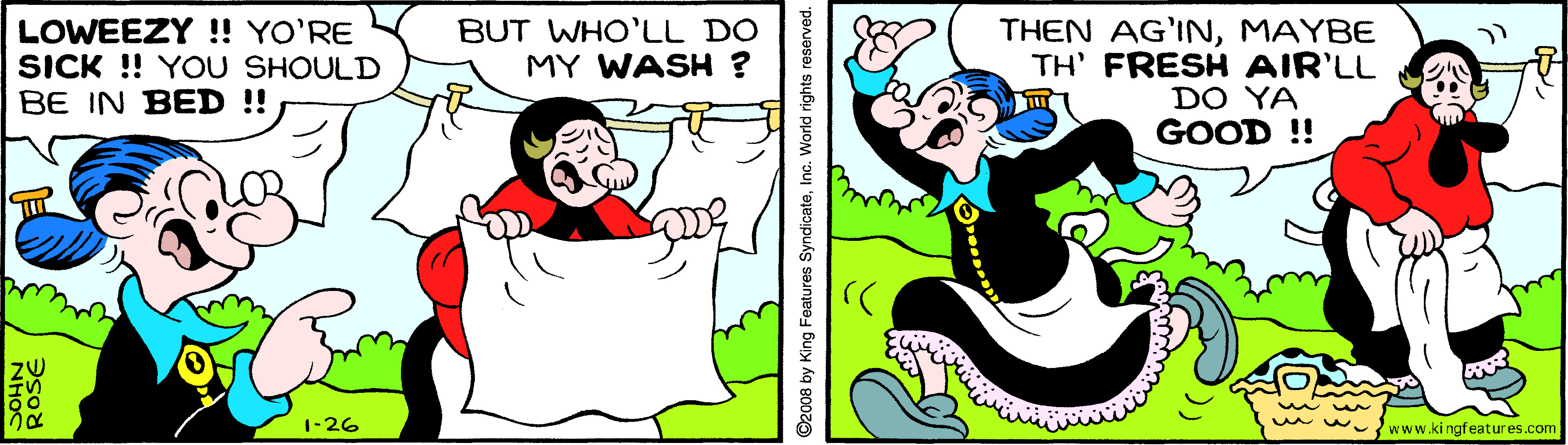 Barney Google And Snuffy Smith Comic Strip 2008-01-26 | Comics Kingdom