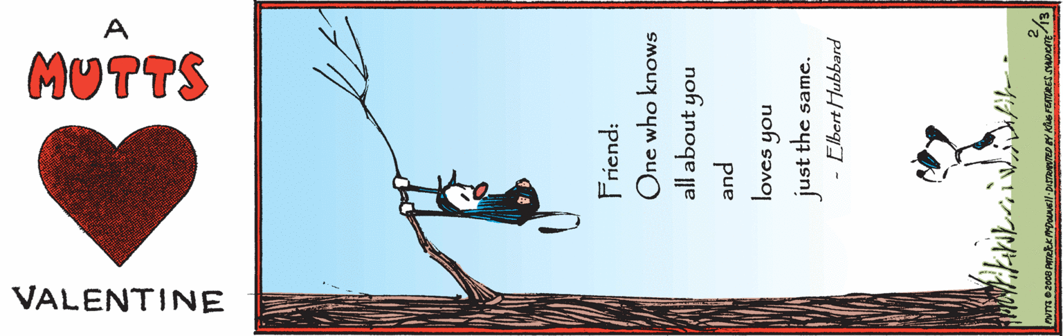 Mutts Comic Strip 2008-02-13 | Comics Kingdom