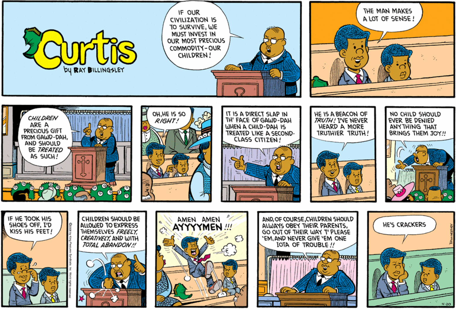 Curtis Comic Strip 2008-04-20 | Comics Kingdom