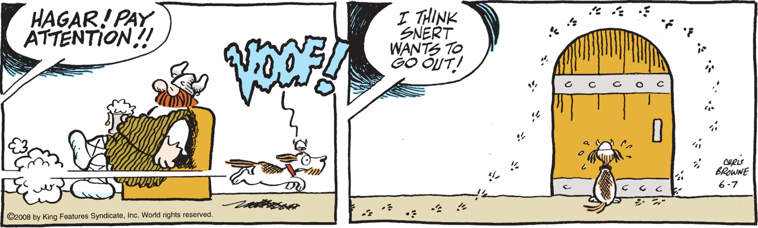 Hagar The Horrible Comic Strip 2008-06-07 | Comics Kingdom