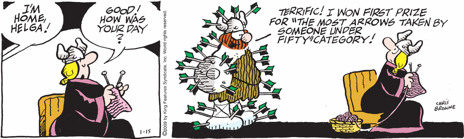 Hagar The Horrible Comic Strip 2009-01-15 | Comics Kingdom