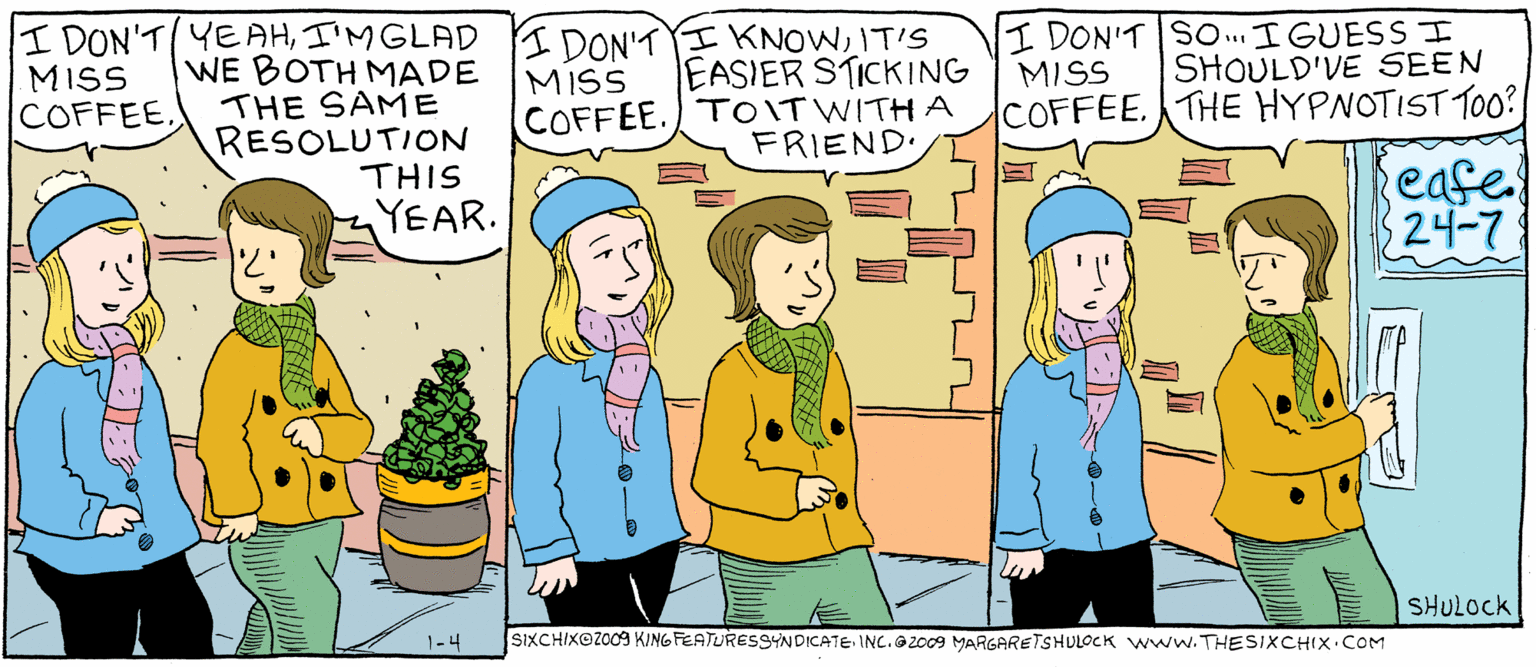 Six Chix Comic Strip 2009-01-04 | Comics Kingdom