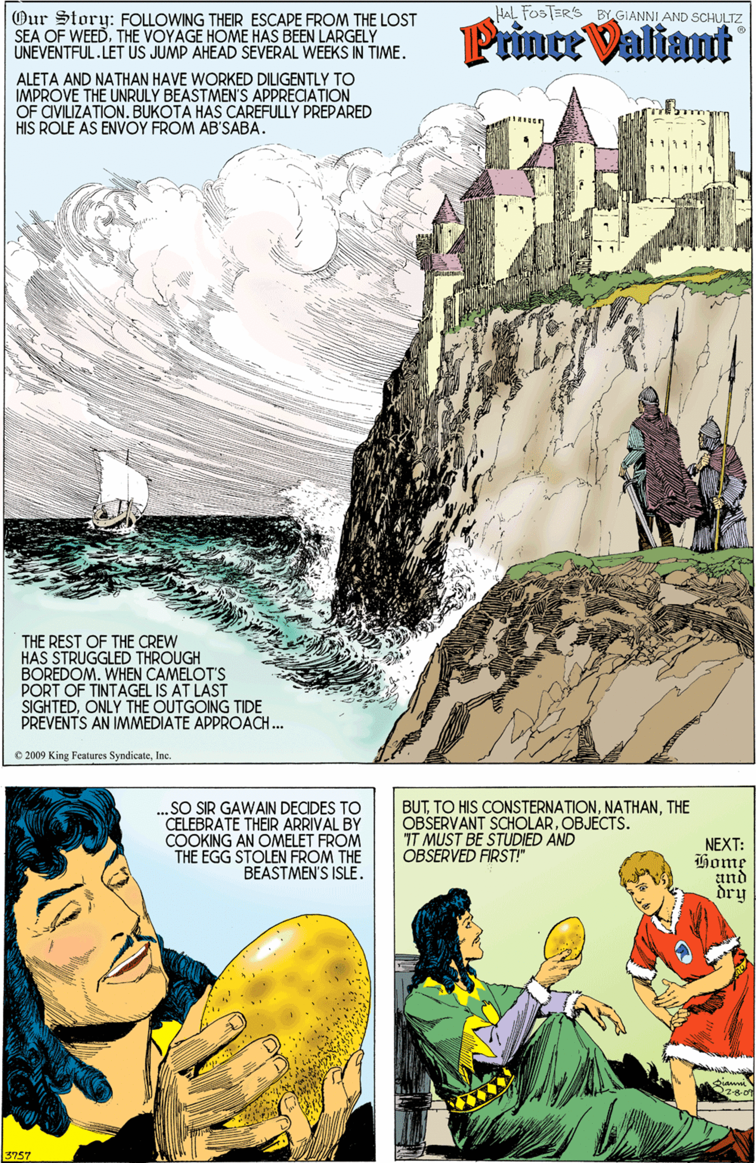 Prince Valiant Comic Strip 2009-02-08 | Comics Kingdom
