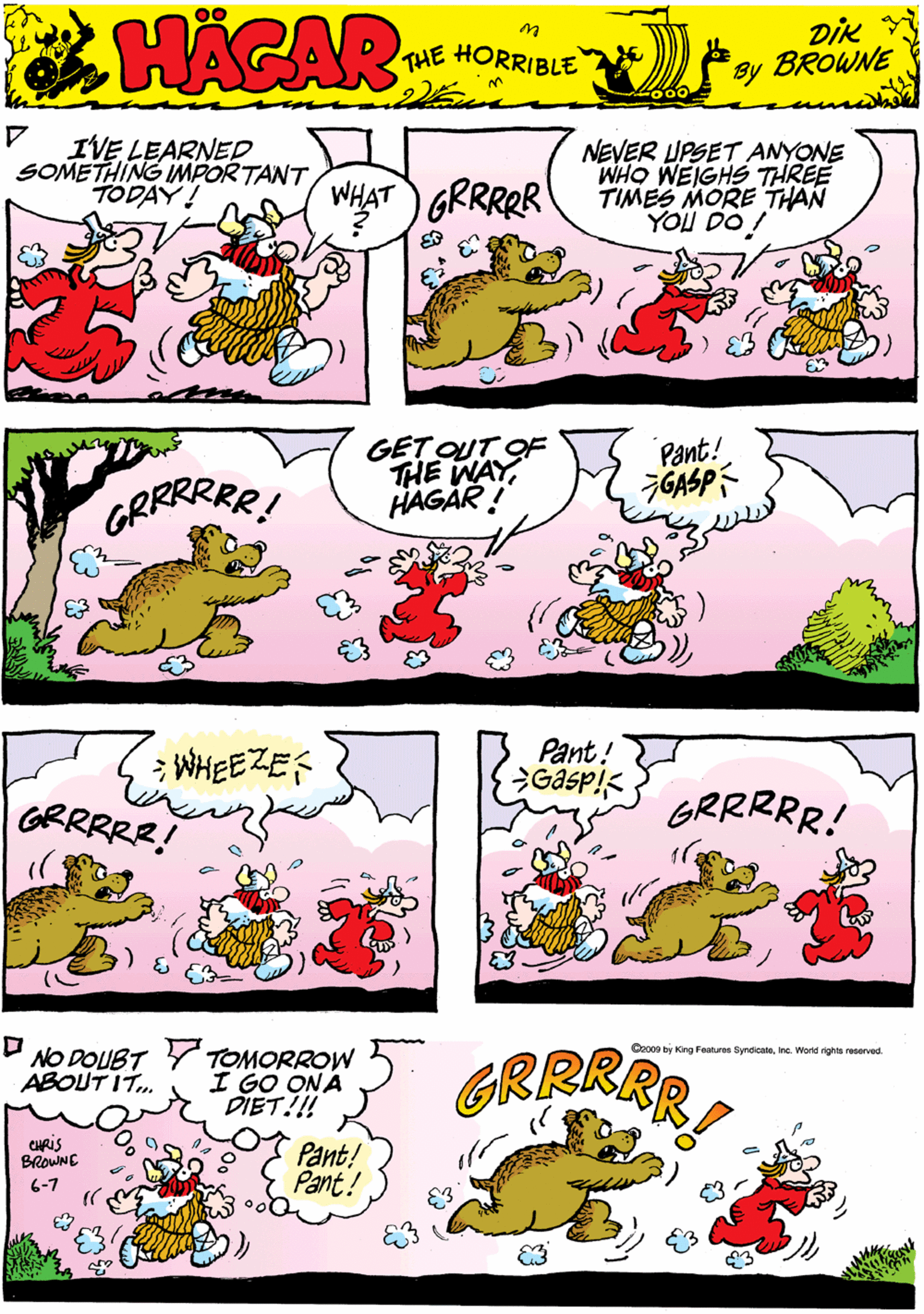 Hagar The Horrible Comic Strip 2009-06-07 | Comics Kingdom