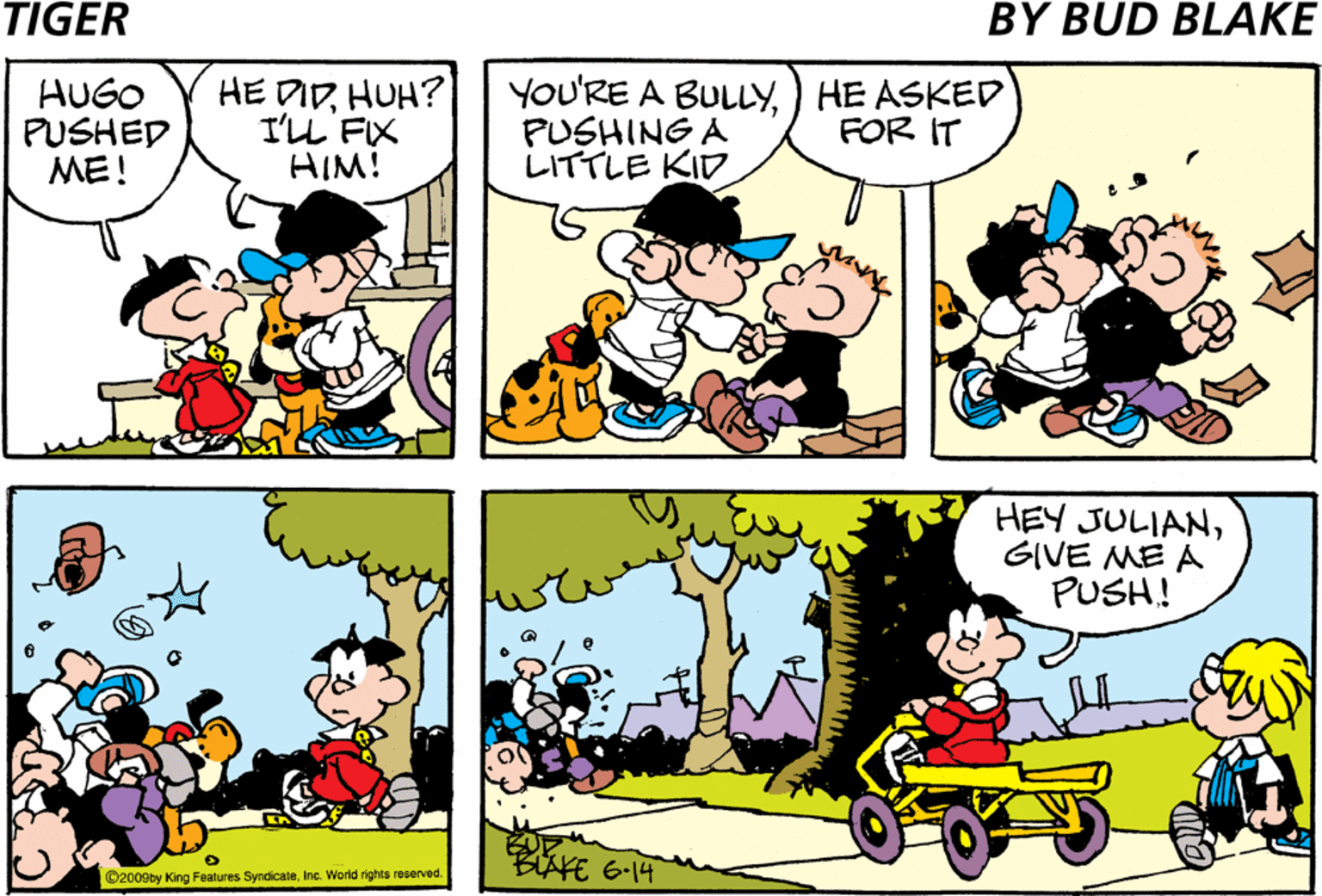 Tiger Comic Strip 2009-06-14 | Comics Kingdom