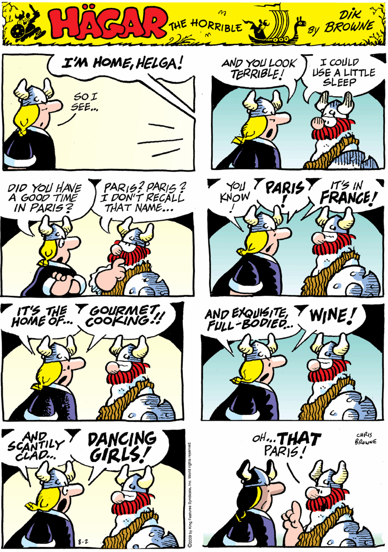 Hagar The Horrible Comic Strip 2009-08-02 | Comics Kingdom