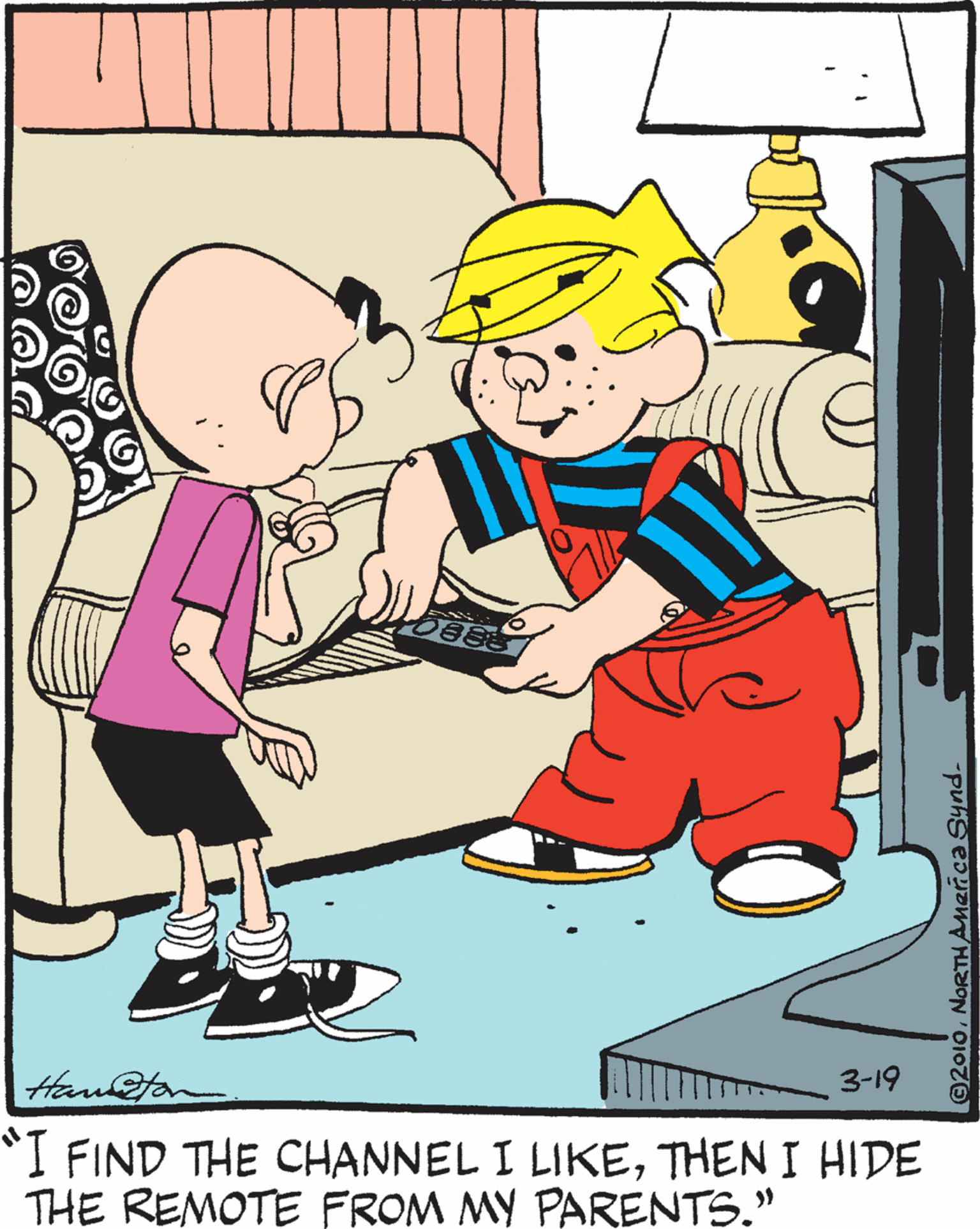 Dennis The Menace Comic Strip 2010-03-19 | Comics Kingdom