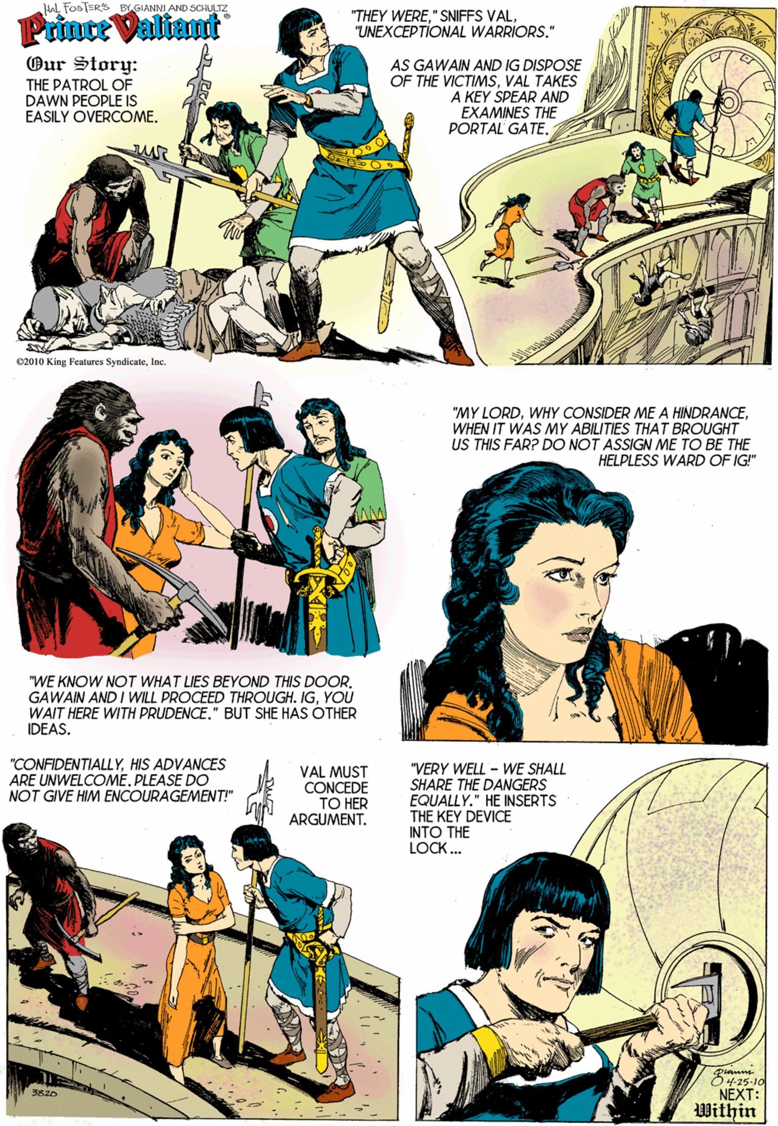 Prince Valiant Comic Strip 2010-04-25 | Comics Kingdom