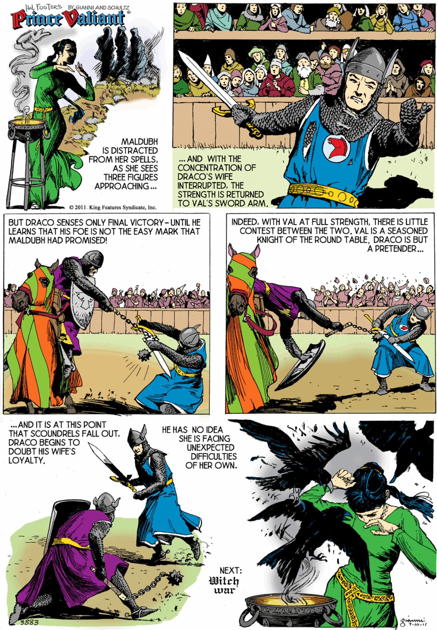 Prince Valiant Comic Strip 2011-07-10 | Comics Kingdom