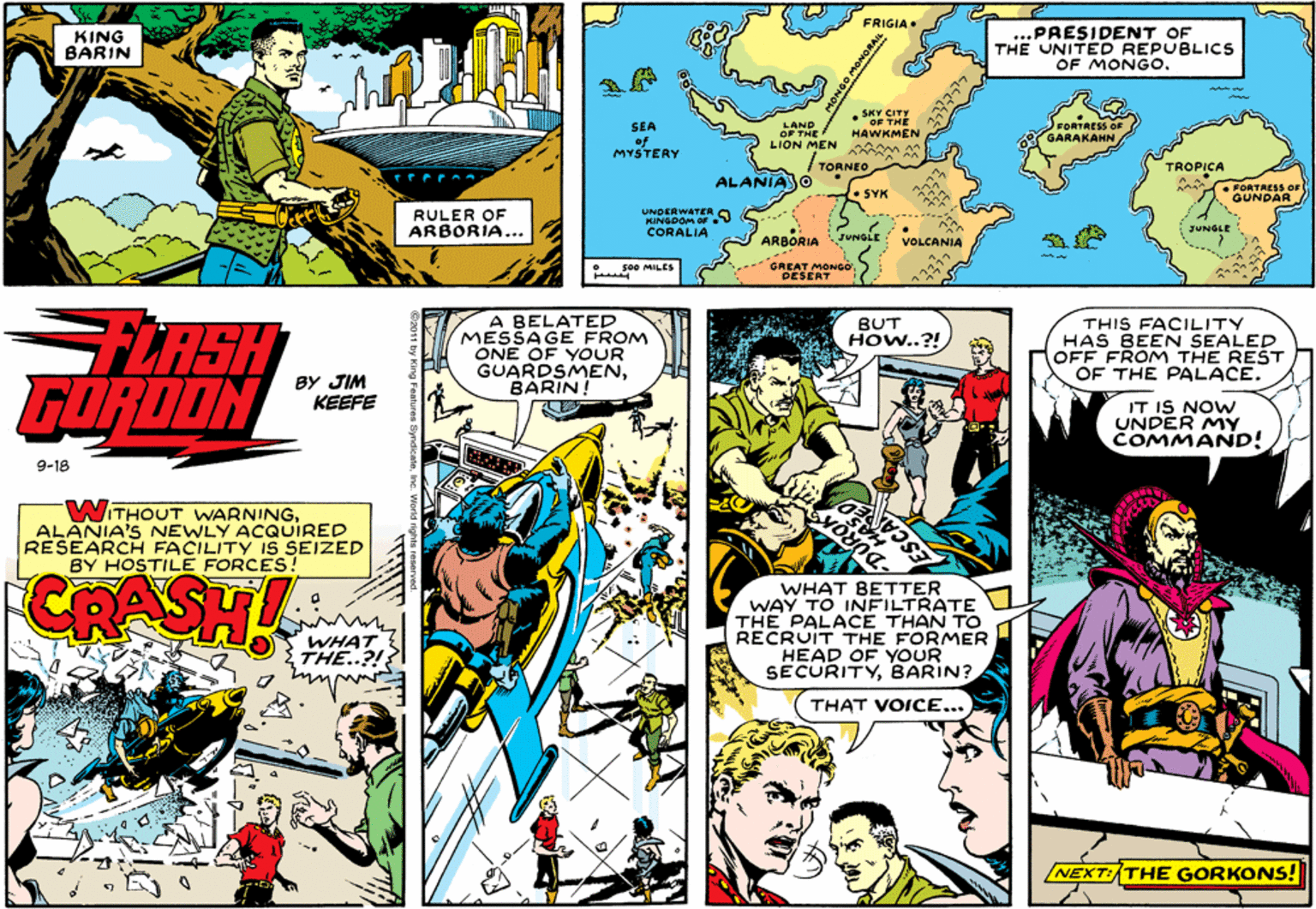 Flash Gordon Comic Strip 2011-09-18 | Comics Kingdom