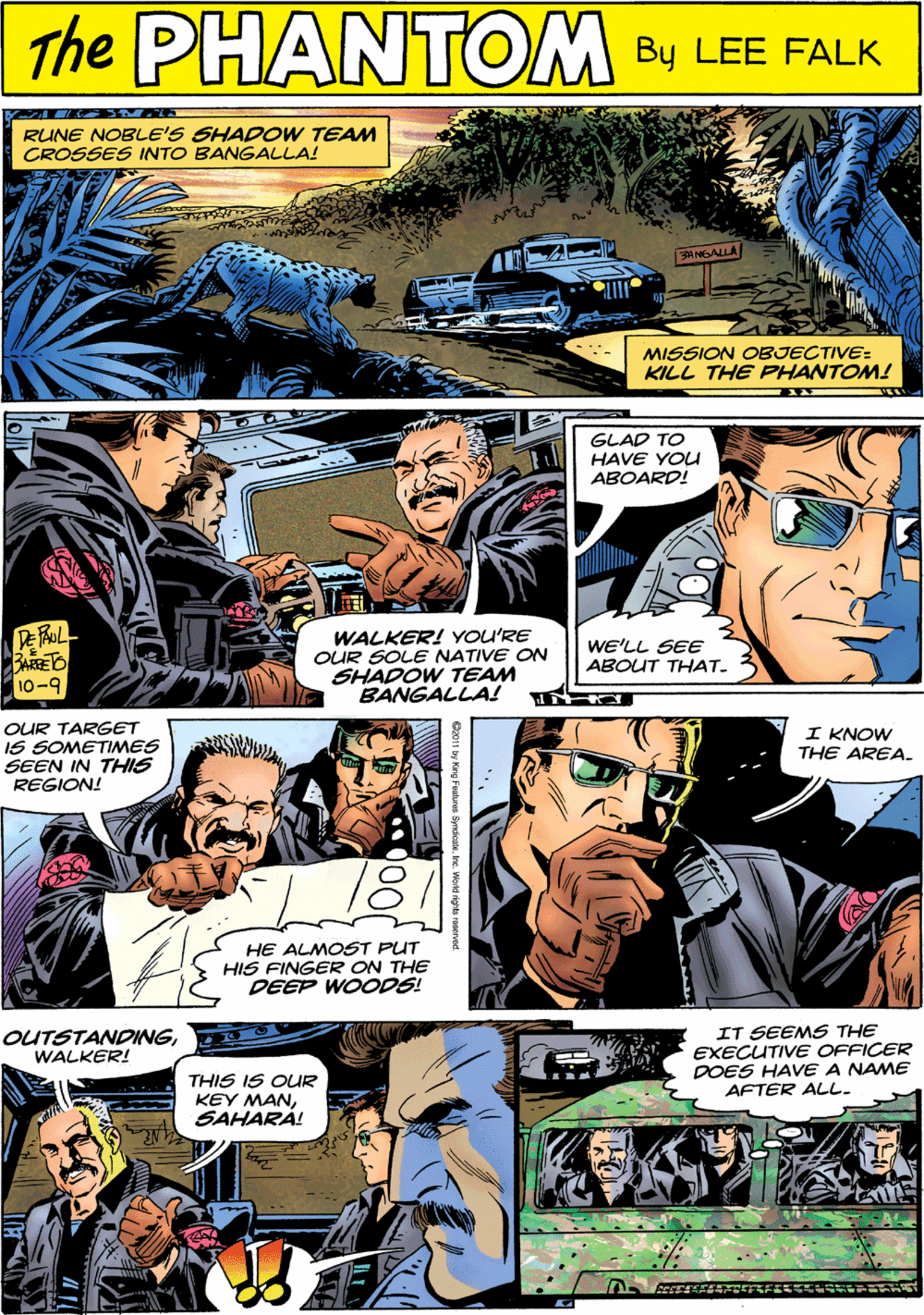 The Phantom Comic Strip 2011-10-09 | Comics Kingdom