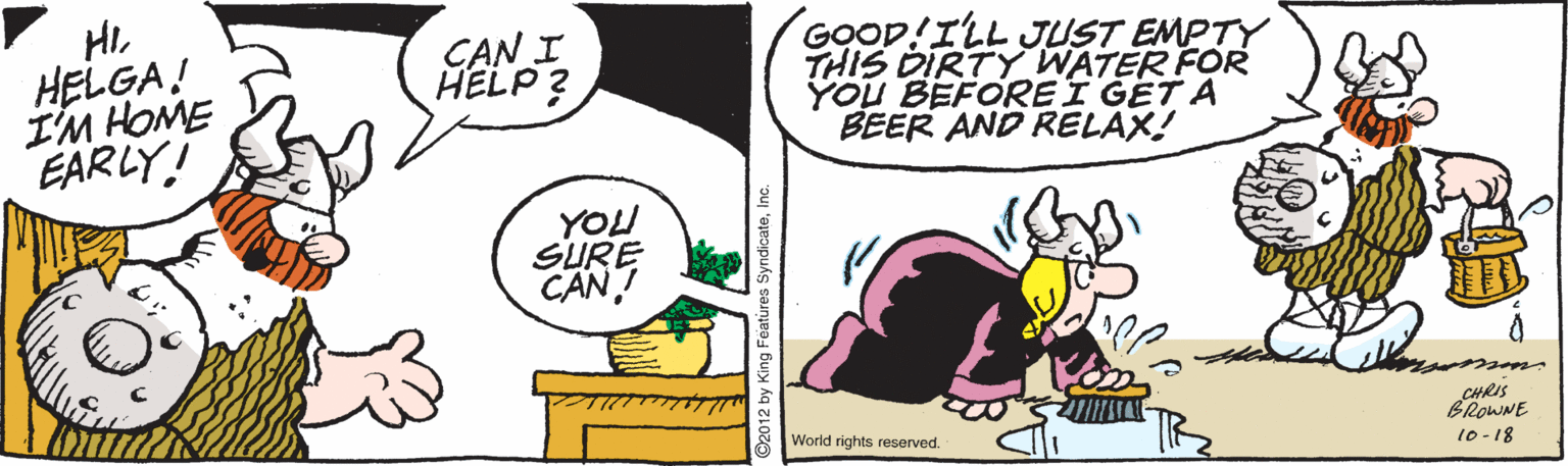 Hagar The Horrible Comic Strip 2012-10-18 | Comics Kingdom