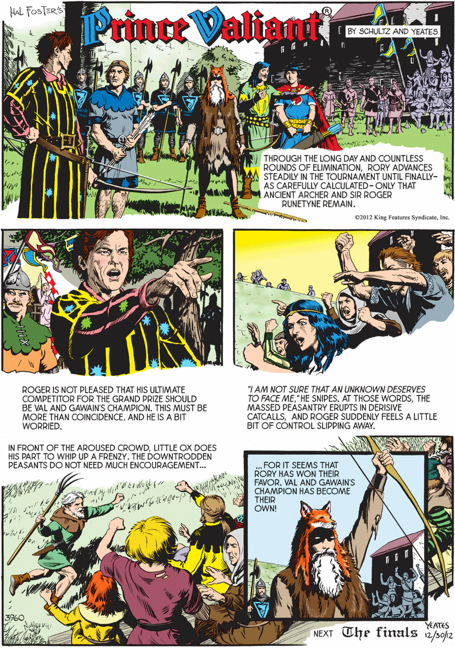 Prince Valiant Comic Strip 2012-12-30 | Comics Kingdom