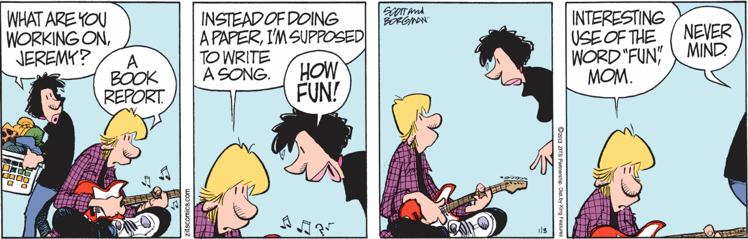 Zits Comic Strip 2013-01-03 | Comics Kingdom