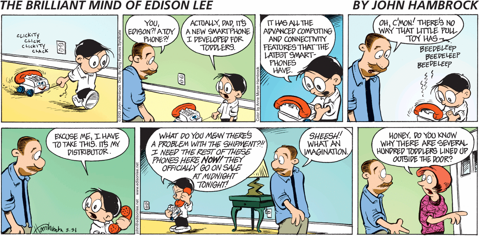 The Brilliant Mind Of Edison Lee Comic Strip 2013-03-31 | Comics Kingdom